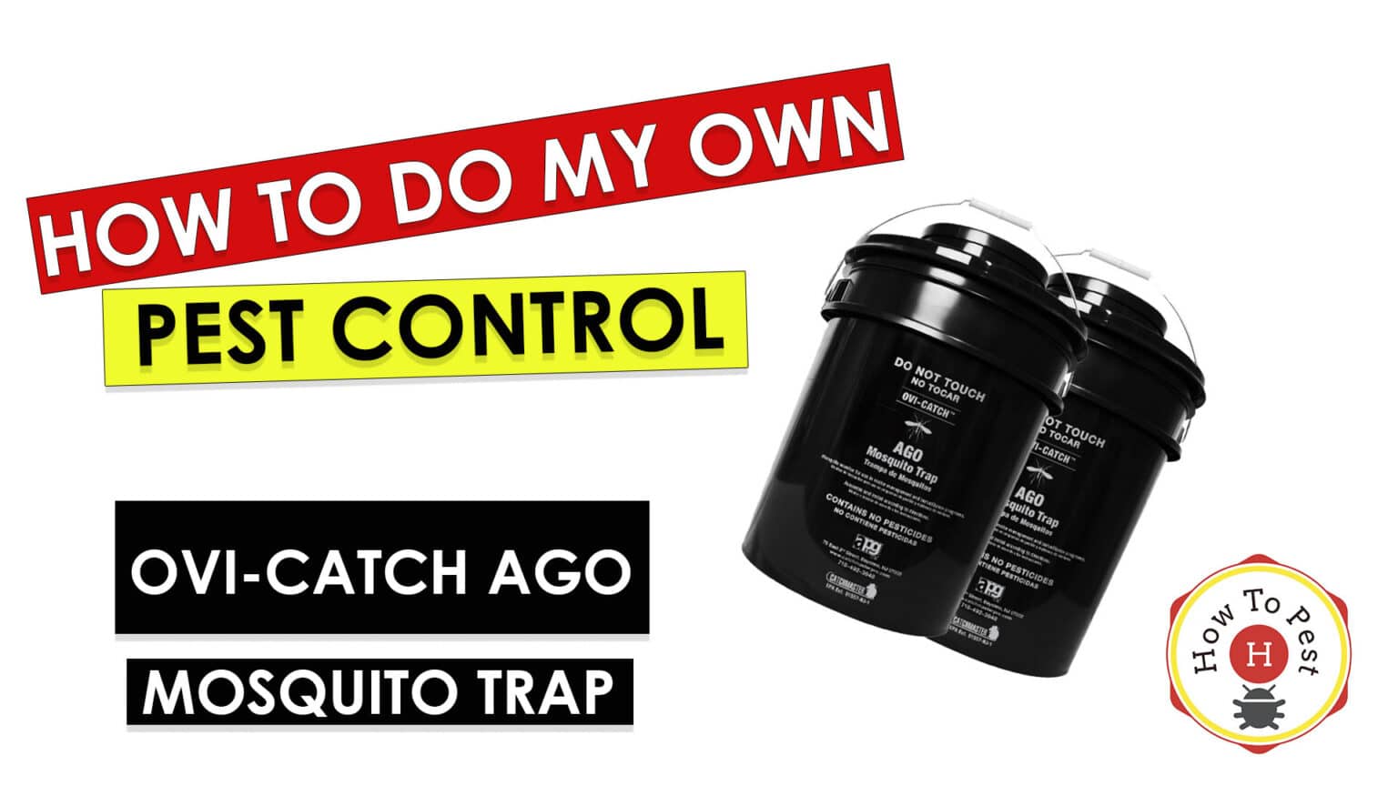 Ovi-Catch AGO Mosquito Traps | How To Pest |Free Shipping