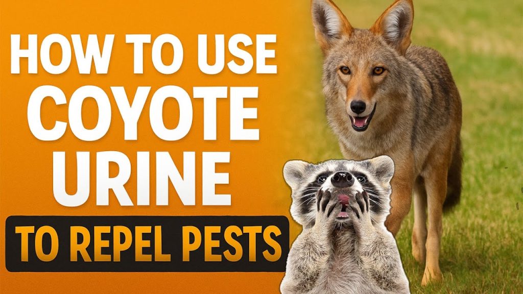 Coyote Urine Animal Deterrent Spray | How To Pest |Free Shipping
